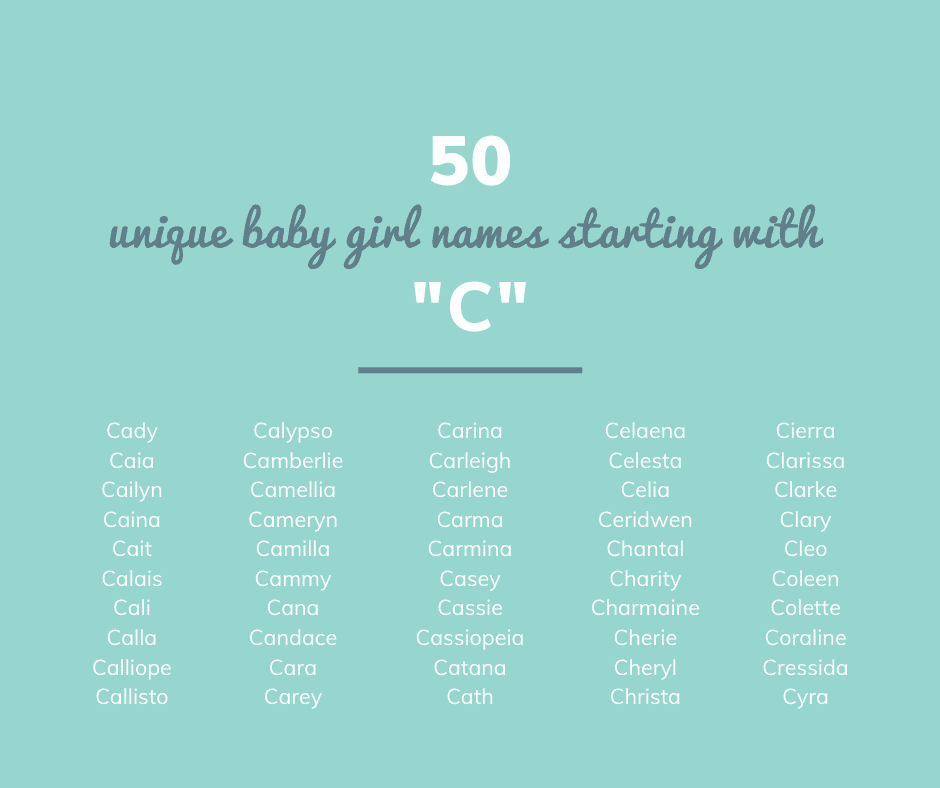 50 UNIQUE Baby Girl Names Starting With C Annie Baby Monitor 50 UNIQUE Baby Girl Names Starting With C Annie Baby Monitor