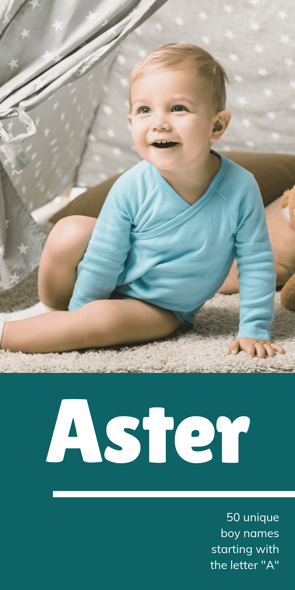 50 UNIQUE Baby Boys Names That Start With A - Annie Baby Monitor