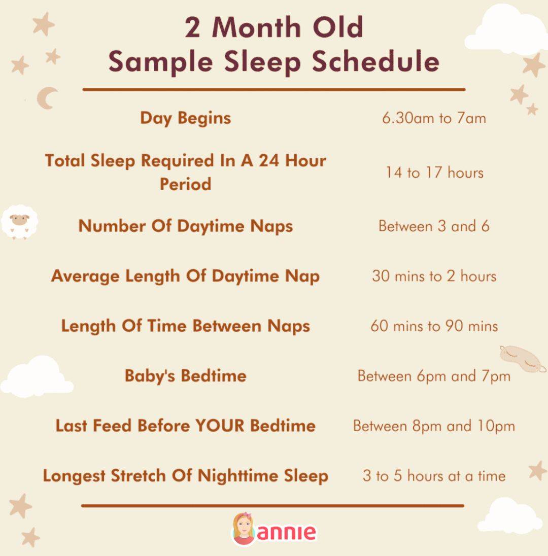 How to Create the 2-Month-Old Sleep Schedule - Annie Baby Monitor