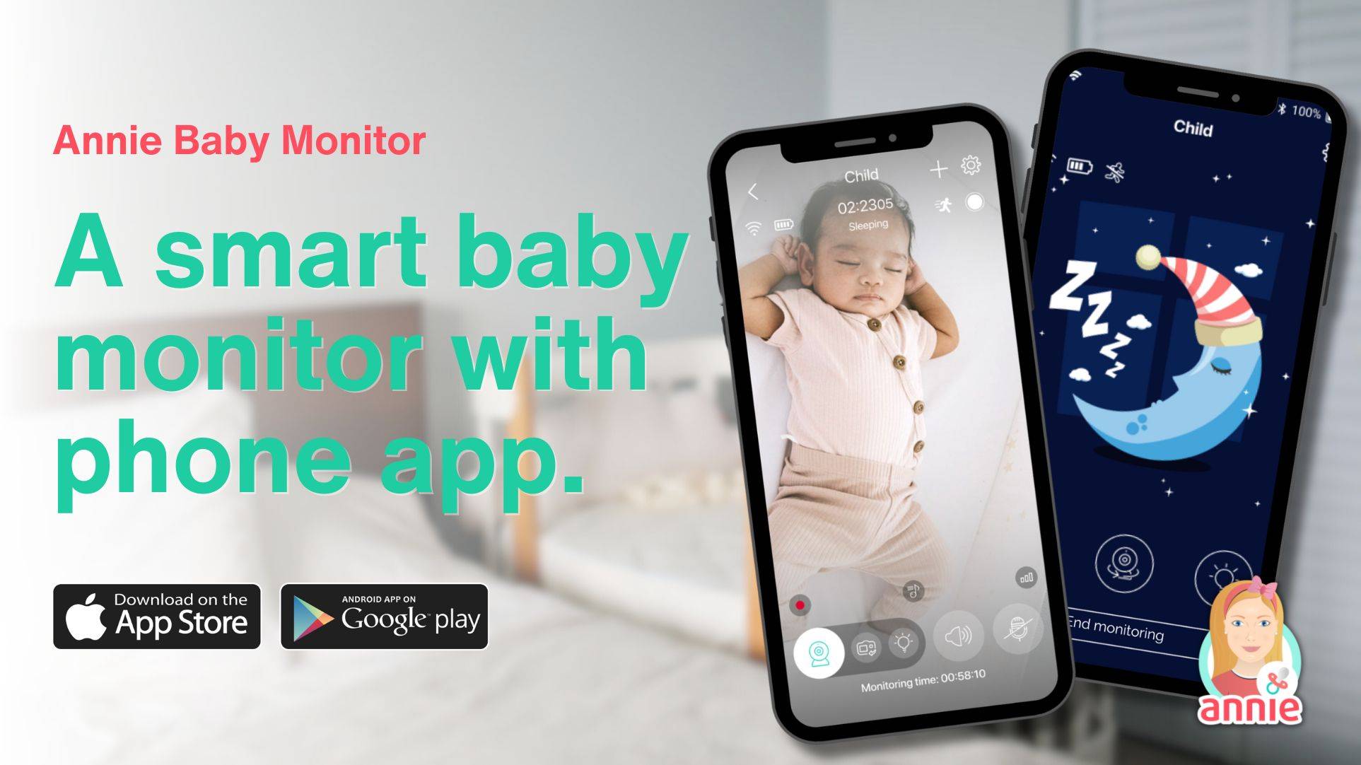 Baby Monitor App With 2 Phones: Explore the App - Annie Baby Monitor